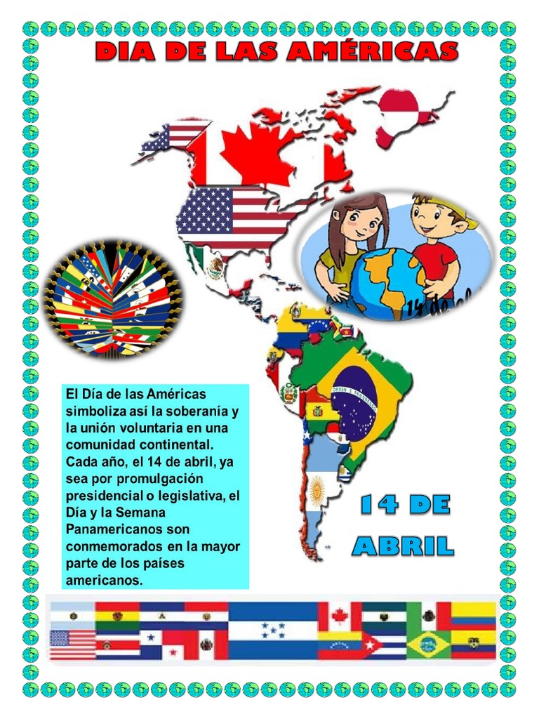 Afiche Dia de Las Americas | PDF