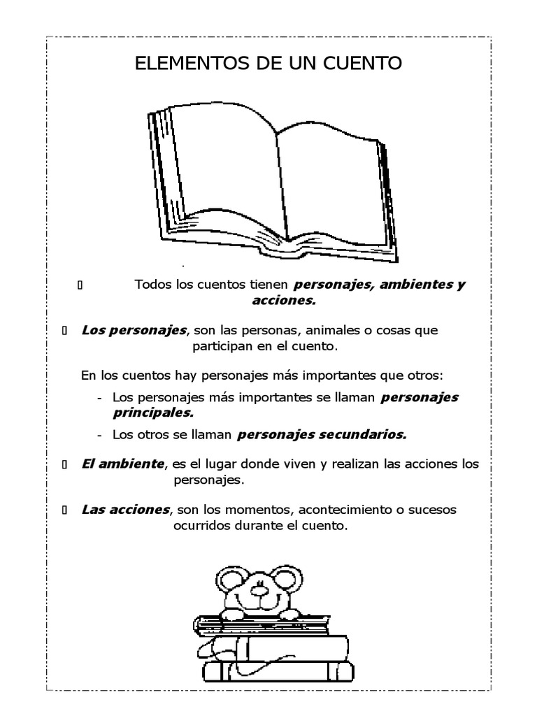 Elementos Esenciales del Cuento | PDF