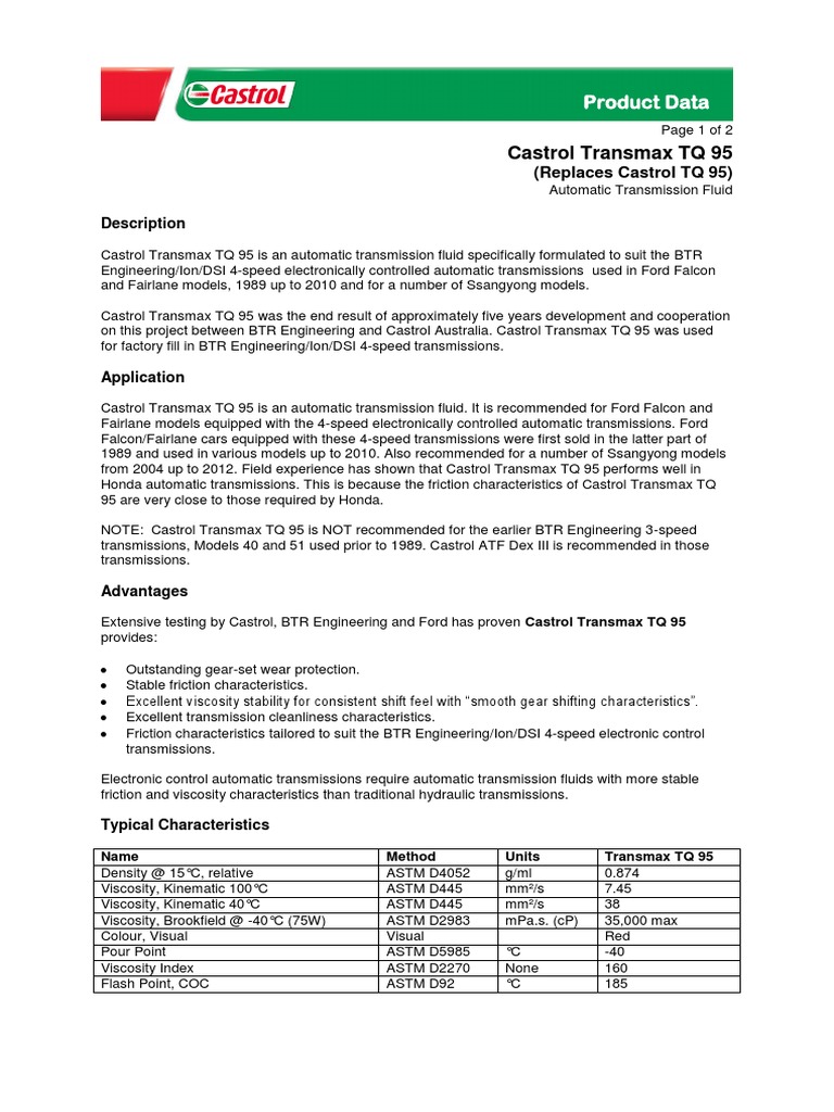 Transmax TQ95 - 467290 - 2013 - 12 | PDF | Automatic Transmission ...