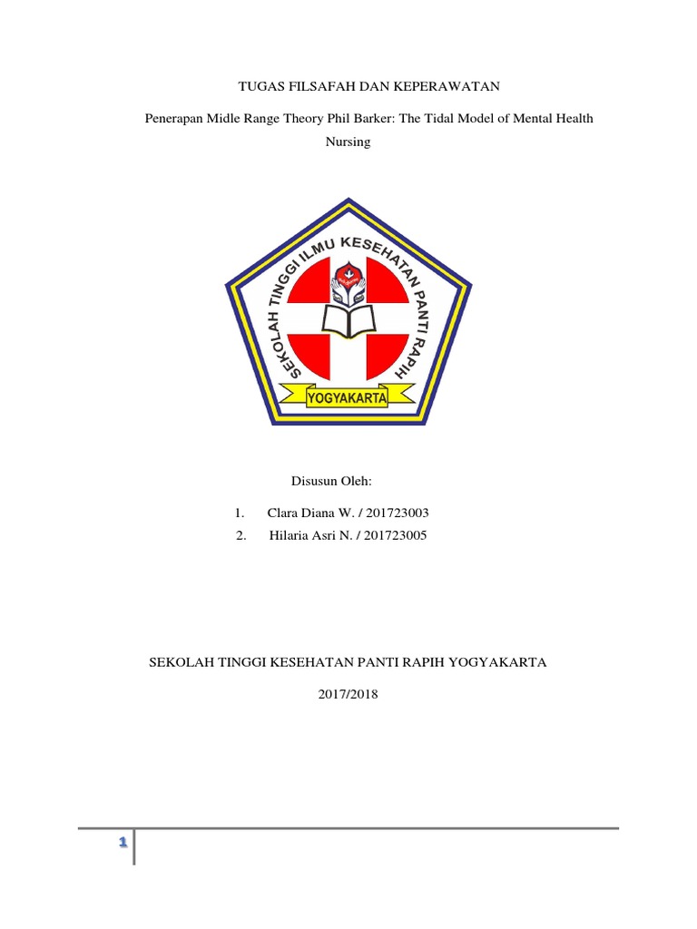 Penerapan Midle Range Theory Phil Barker: The Tidal Model of Mental ...