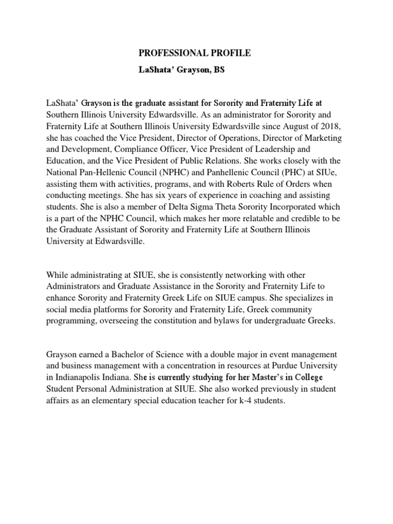 Client Executive Bio Final | PDF