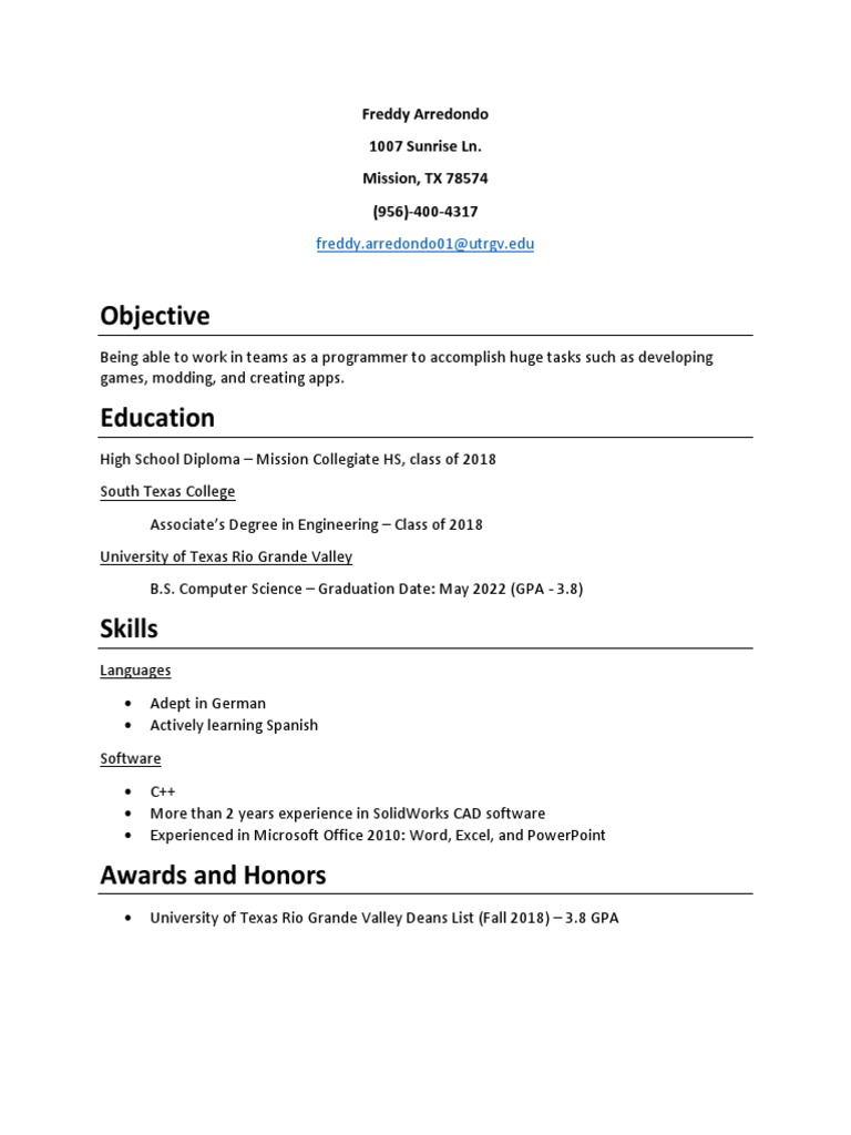 Generalresume | PDF