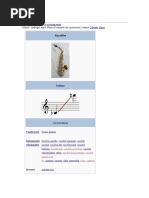 Las Partes Del Saxofon | PDF | Saxofón | Instrumentos musicales
