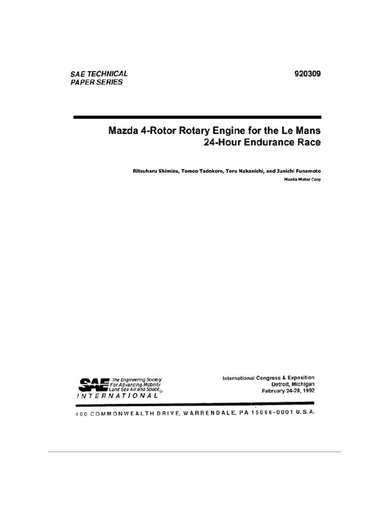 Mazda R26B US - PDF (Recovered) | PDF | Fuel Injection | Throttle
