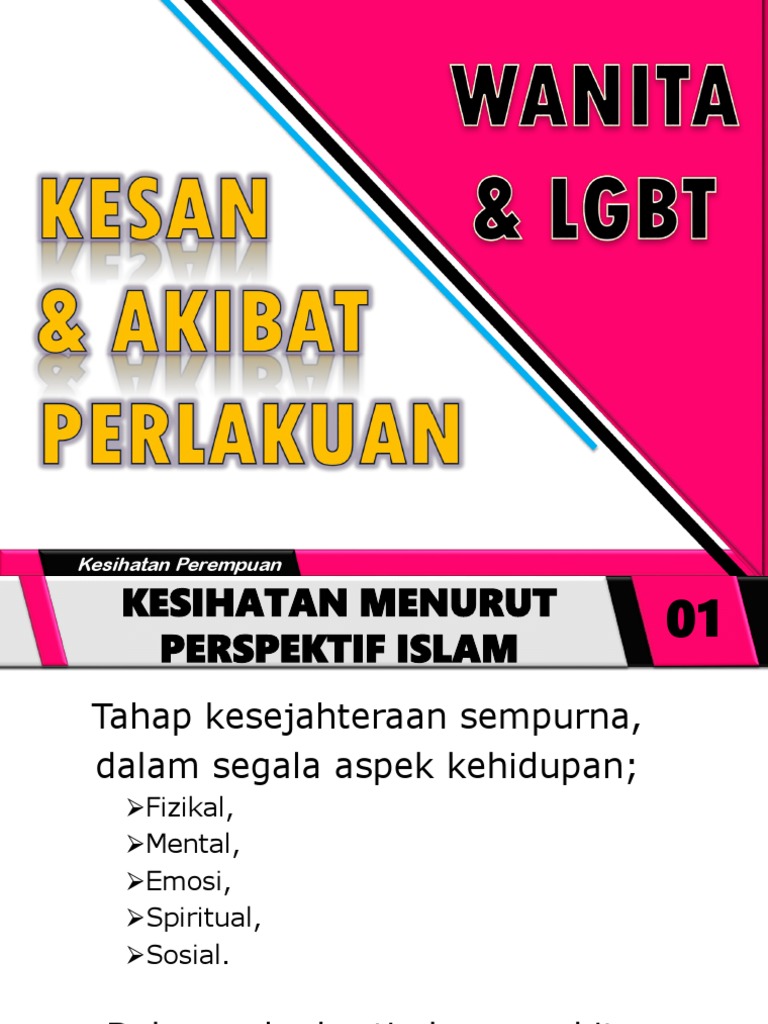 Kesan Kesihatan LGBT Pada Perempuan - KKM PDF | PDF