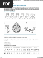 DIN 5463 Spline Shaft Specifications | PDF | Mechanical Engineering ...
