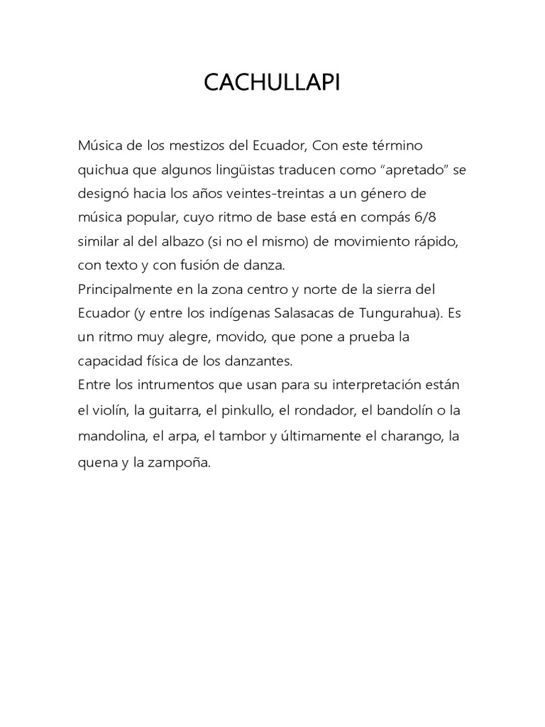 CACHULLAPI | PDF | Ropa | Moda