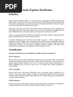 National Pathway for Cauda Equina Syndrome | PDF | Magnetic Resonance ...