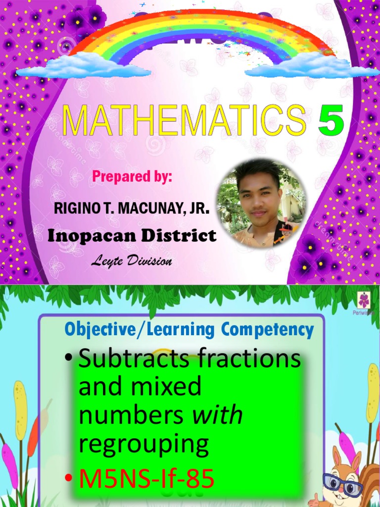 MATH 5 - Q1 - W6 - DAY 2 (Macunay) | Download Free PDF | Fraction ...