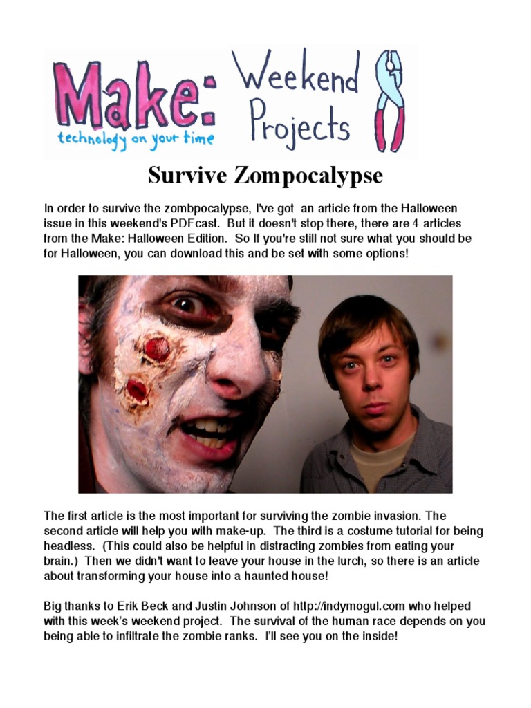 WP Zombre | PDF | Plaster | Sewing