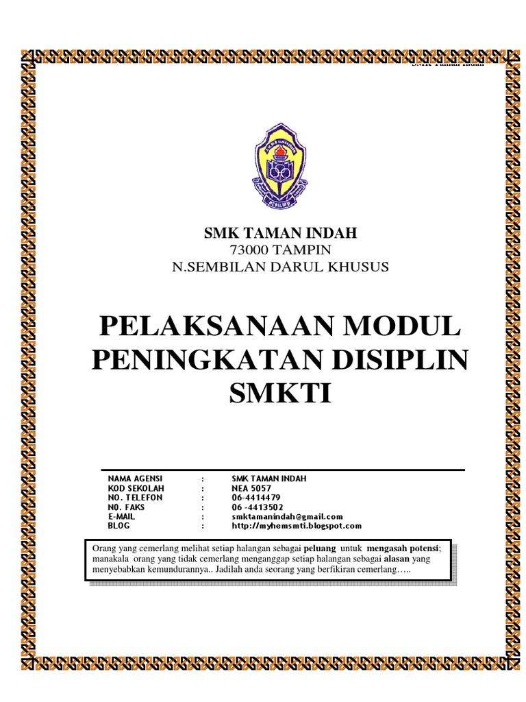 Modul Peningkatan Disiplin PDF | PDF