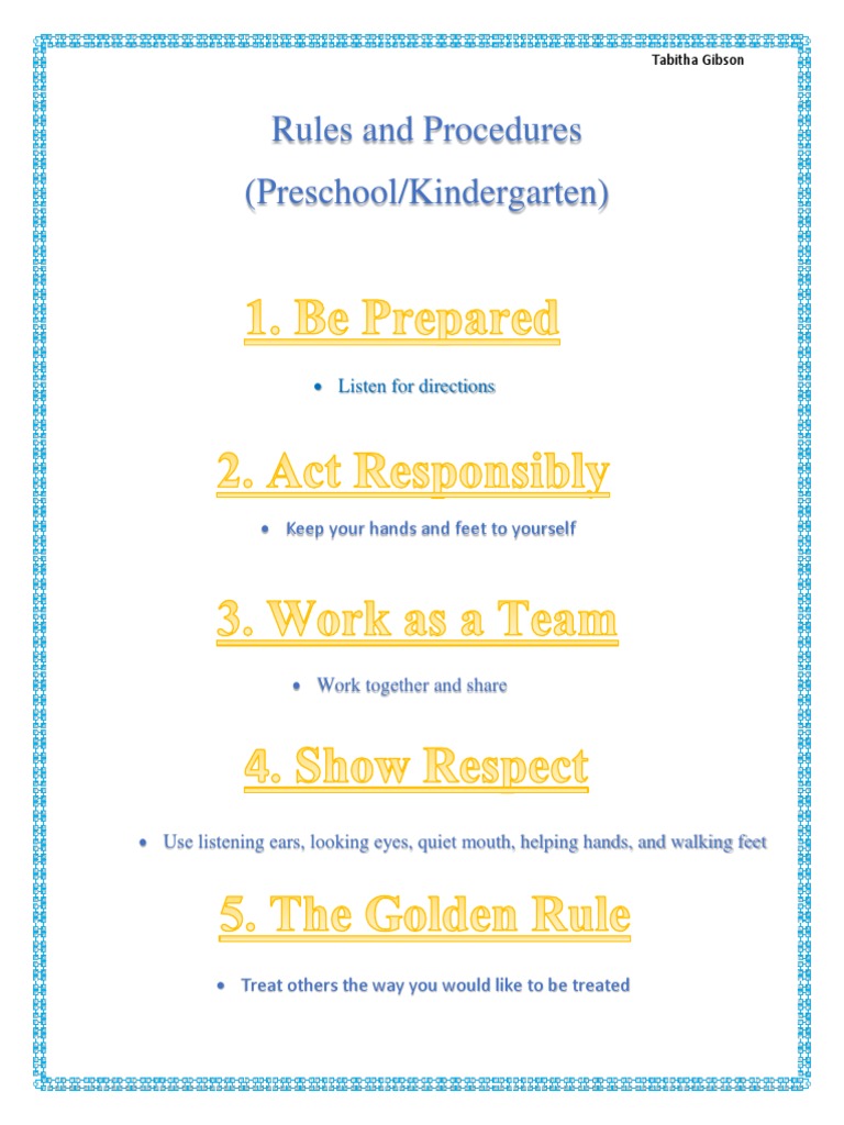 Rules and Procedures | PDF