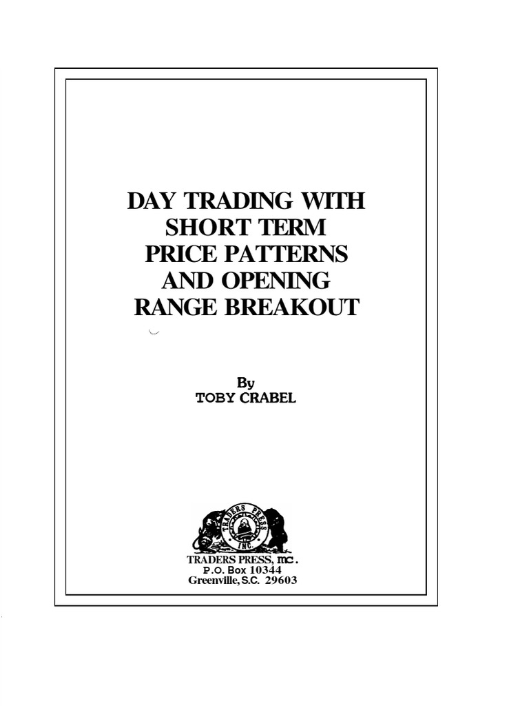 Toby Crabel Day Trading With Short PDF | PDF | Statistical Hypothesis ...