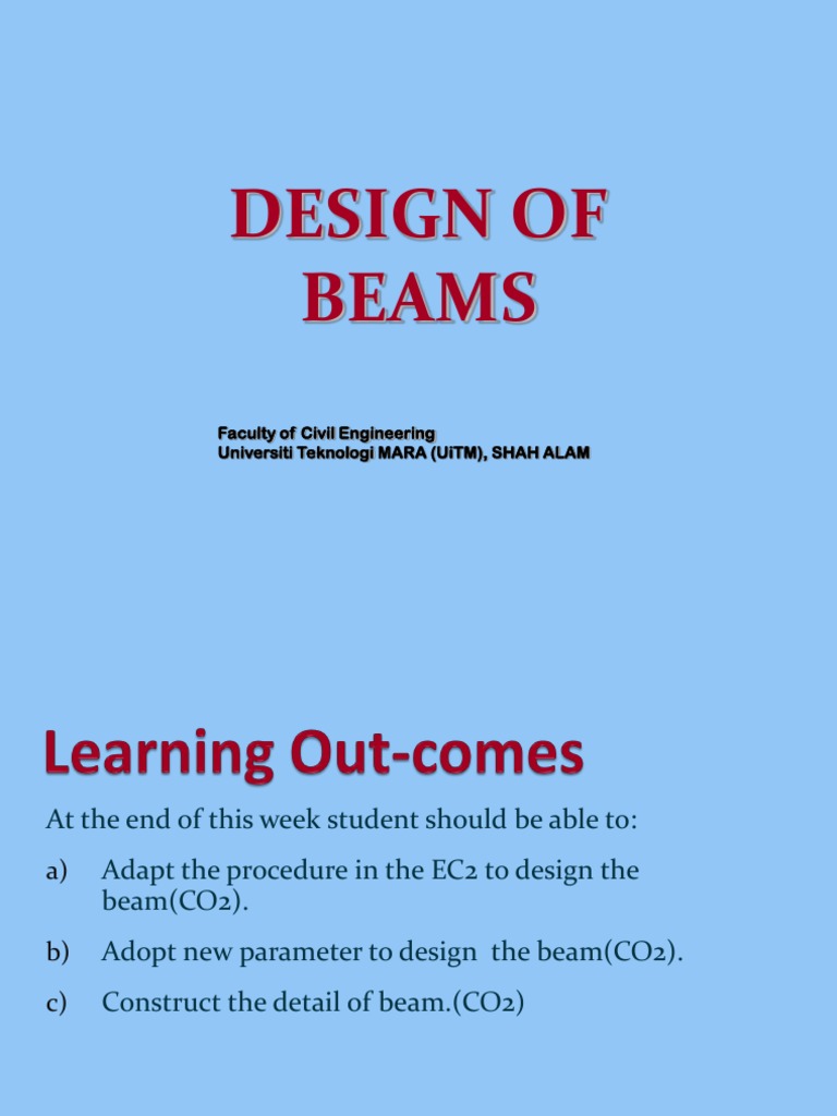 Continuous Beam Design Procedures | PDF | Science & Mathematics | Computers