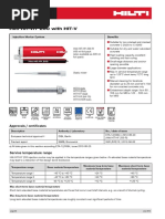 HIT-HY 150 MAX Adhesive Capacity Guide | PDF | Physical Sciences ...