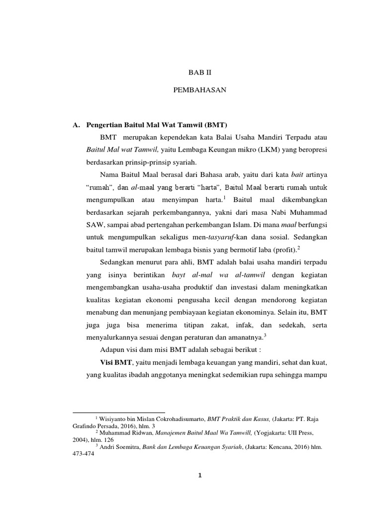 Materi BMT | PDF | Ilmu Sosial