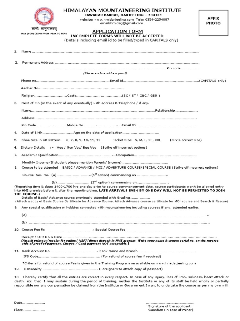 HMI Application Form | Download Free PDF | Payments | Services (Economics)