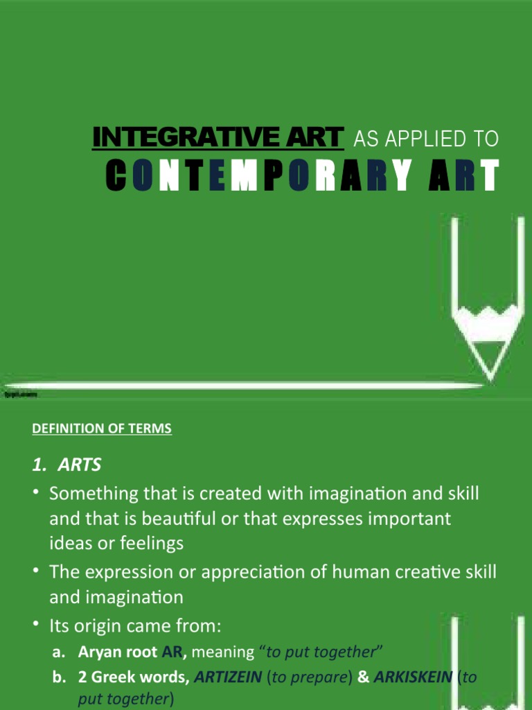 Integrative Art As Applied To Contemporary Art-Ethnic | PDF | Textiles ...