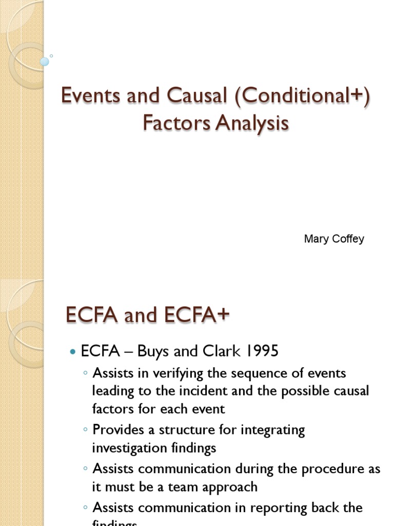 A Comprehensive Guide to Events and Causal Factors Analysis (ECFA ...