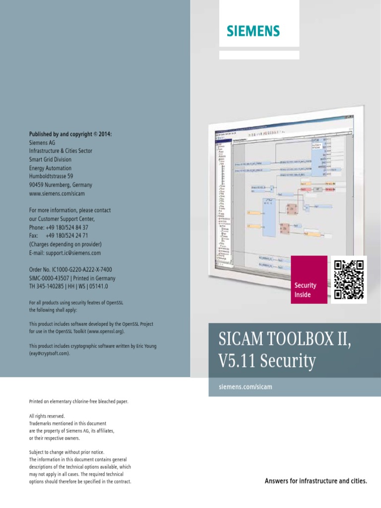 Sicam Toolbox Ii, V5.11 Security | PDF | Computer Security | Security