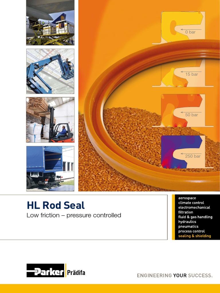 HL Rod Seal: Low Friction - Pressure Controlled | PDF | Friction ...