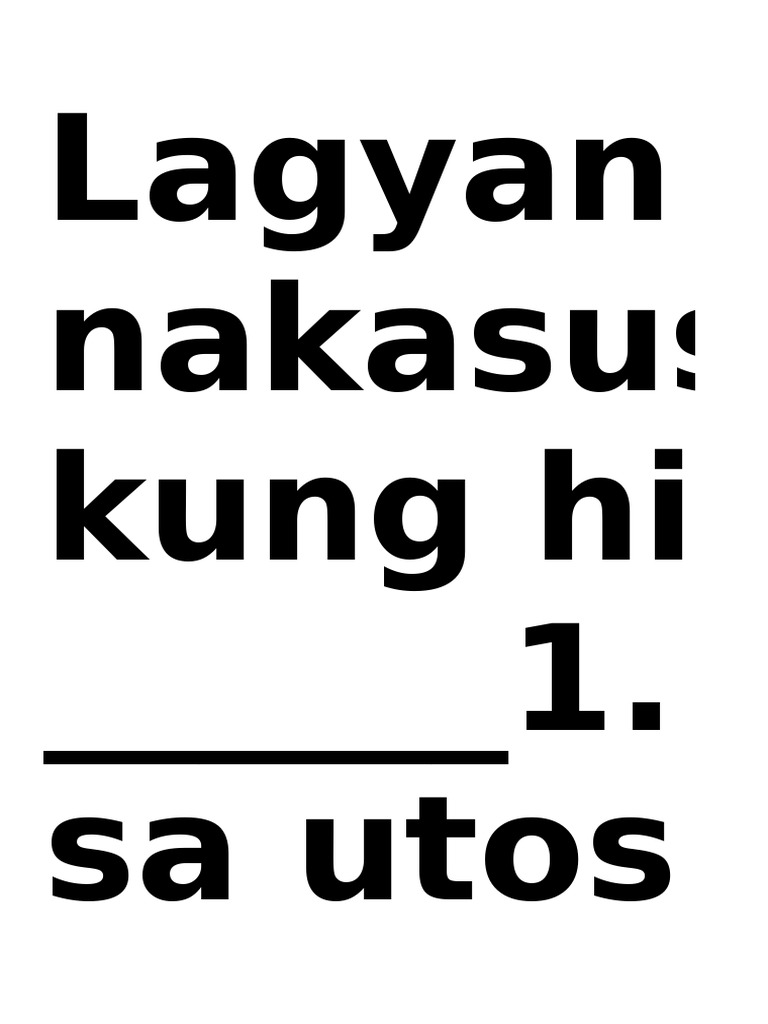 Pagsunod Sa Magulang | PDF