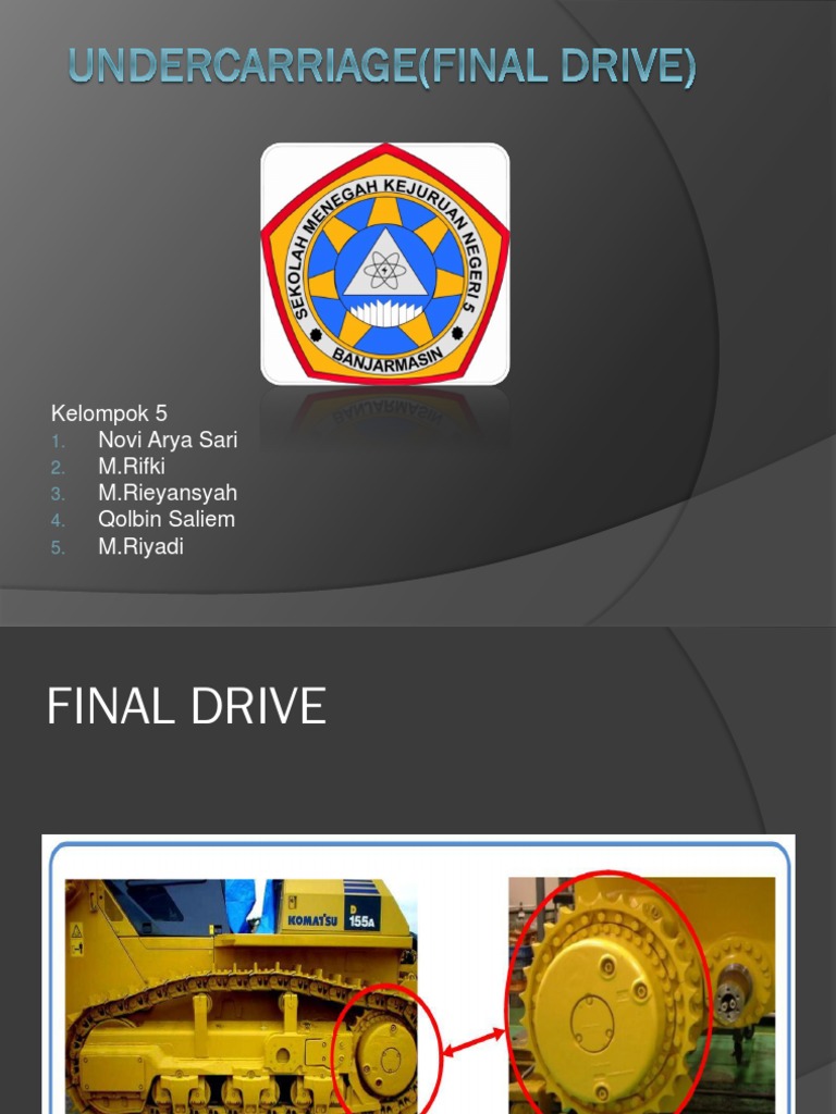 Fungsi dan Jenis Final Drive Alat Berat | PDF