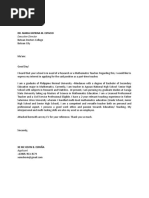 Application Letter LSB | PDF