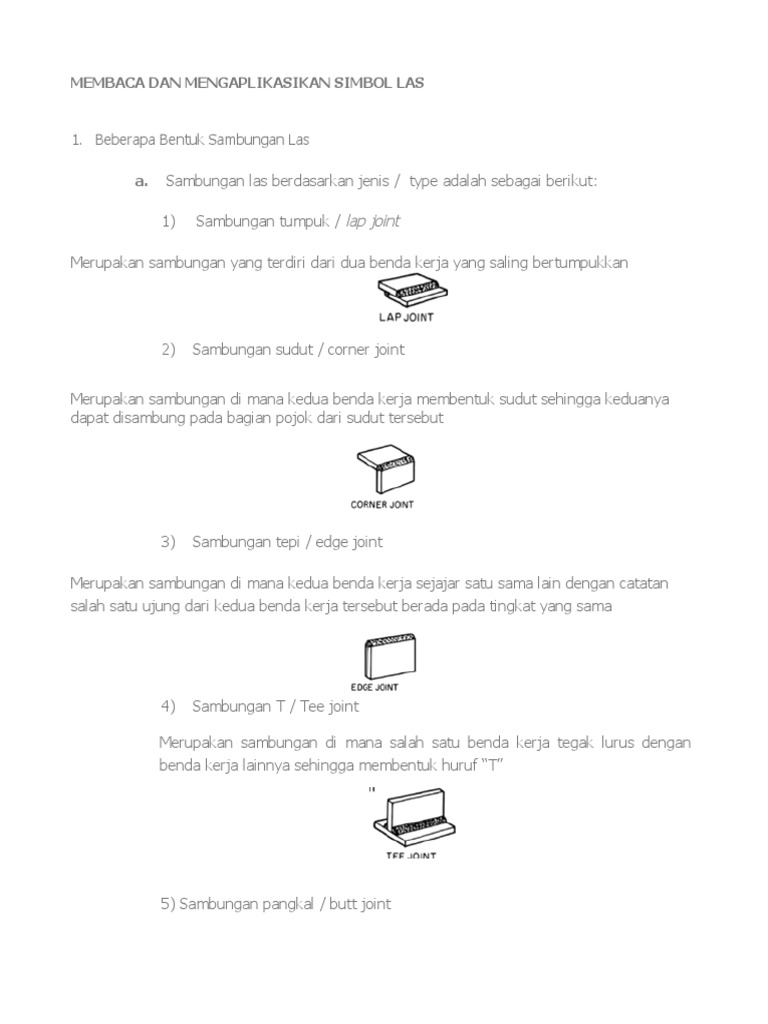 Membaca Dan Aplikasi Simbol Las | PDF