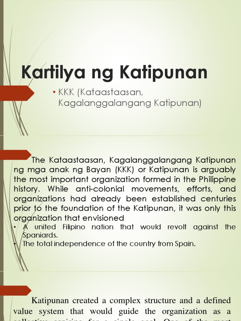 Kartilya Ng Katipunan | Philippines | Free 30-day Trial | Scribd