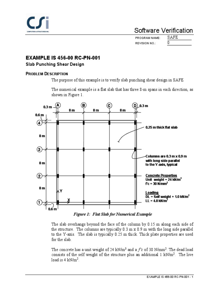 Punching Shear Design Verification in SAFE | PDF | Mechanics | Applied ...