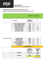 Notifier Fire Alarm Battery Calculation | PDF