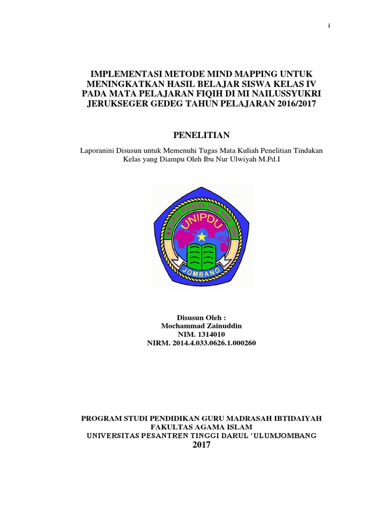 PTK Mind Mapping Fiqih Unipdu | PDF | Karier & Perkembangan | Sains & Matematika
