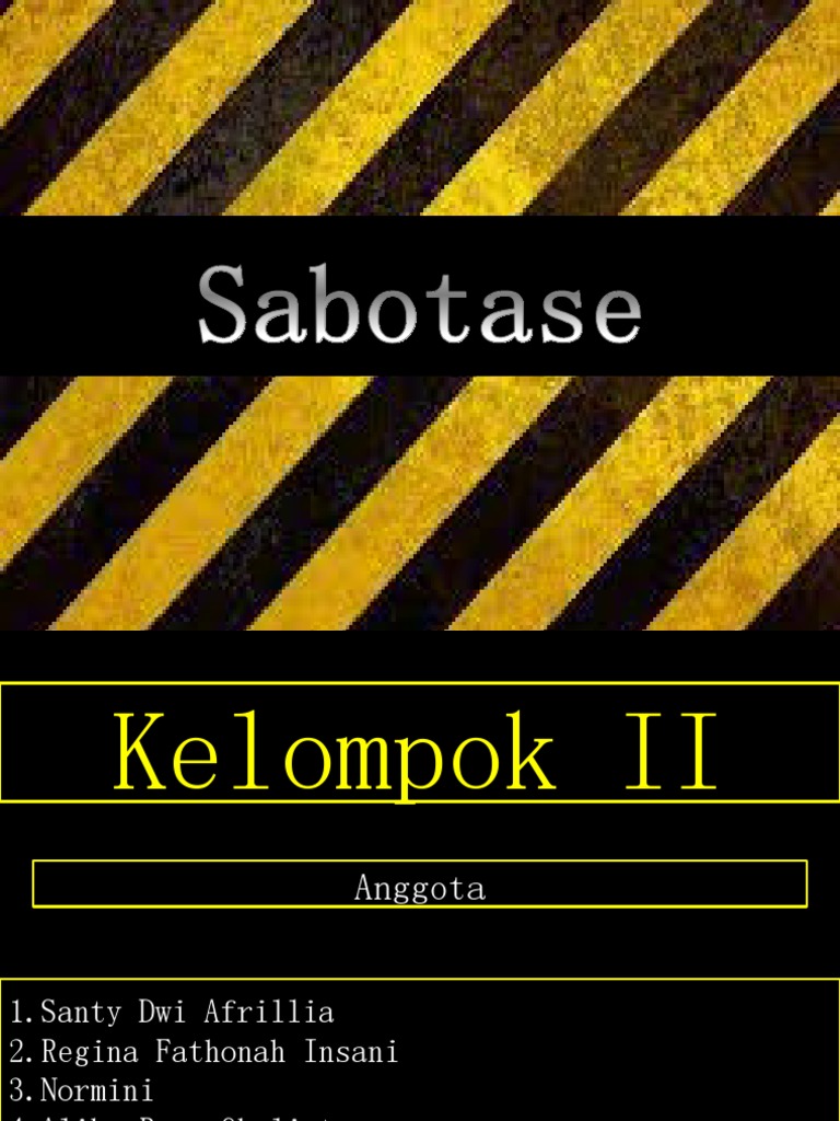 PP Sabotase PKN | PDF