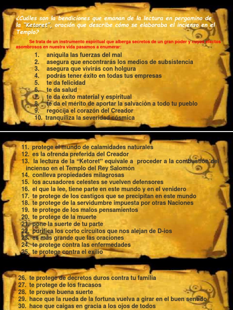 Ketoret PDF | PDF | Oración