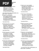 Basic Prayers in Bikol | PDF