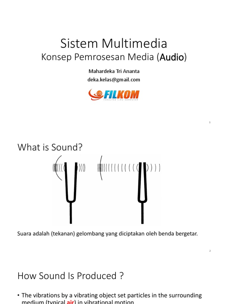 Sistem Multimedia: Konsep Pemrosesan Media (Audio | PDF | Data Compression | Sampling (Signal ...