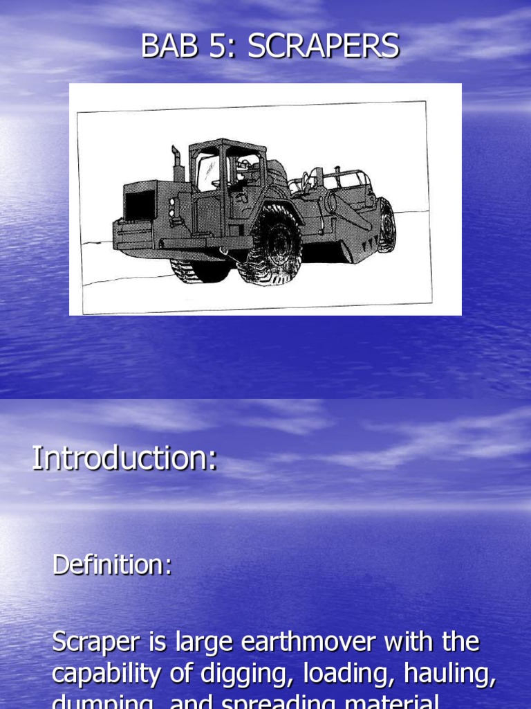 Scraper | PDF | Road | Tractor