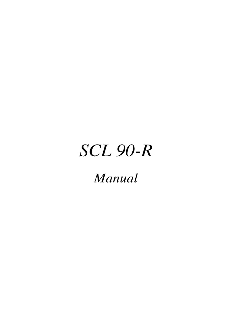 SCL 90-R: Manual | Pensamento | Transtorno Obsessivo-Compulsivo
