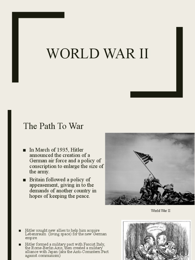 Wwii Notes-2 | PDF | World War II | Axis Powers