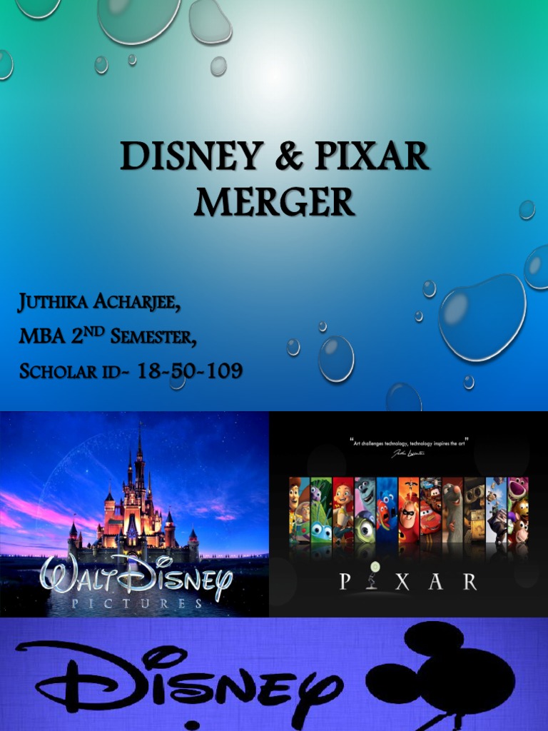 Disney Pixar Merger | PDF | Pixar | The Walt Disney Company