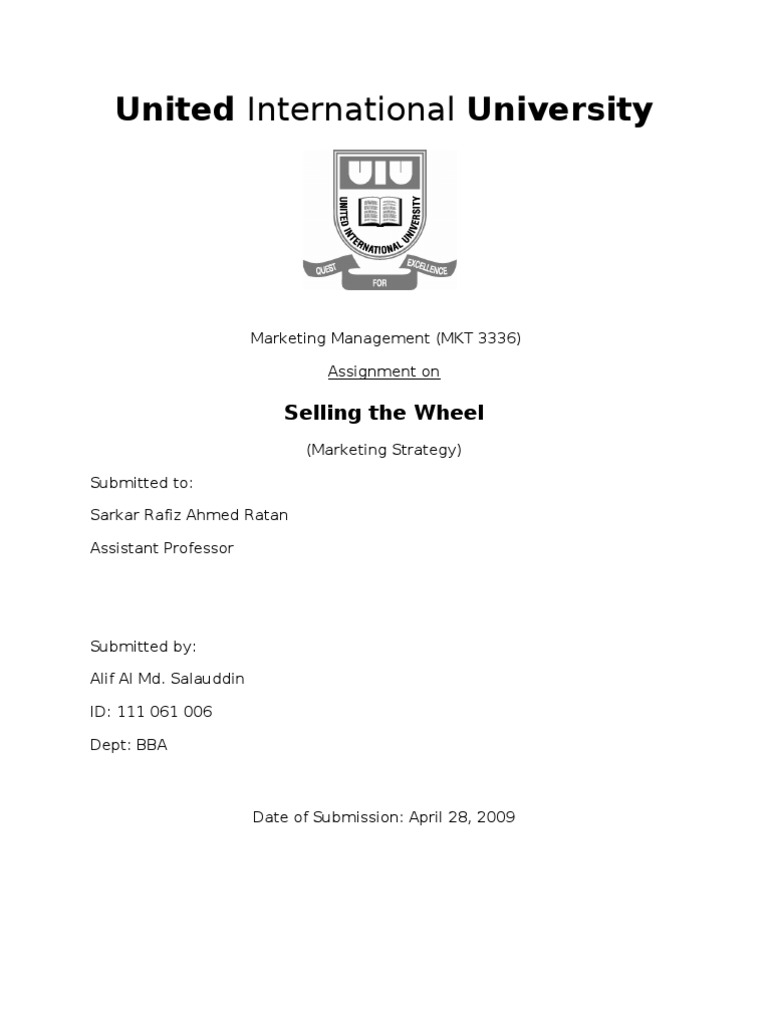 Selling The Wheel | PDF | Sales | Microeconomics