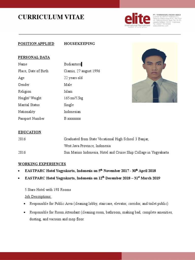 Contoh CV | PDF