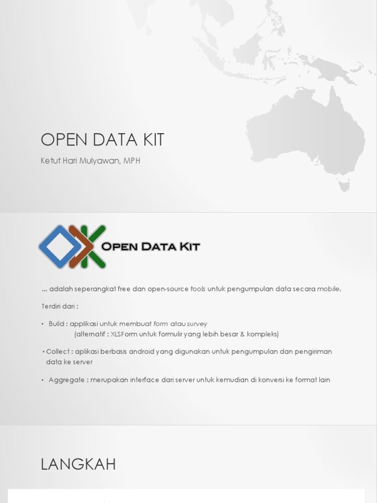 Open Data Kit - Overview - Old | PDF | Human–Computer Interaction ...