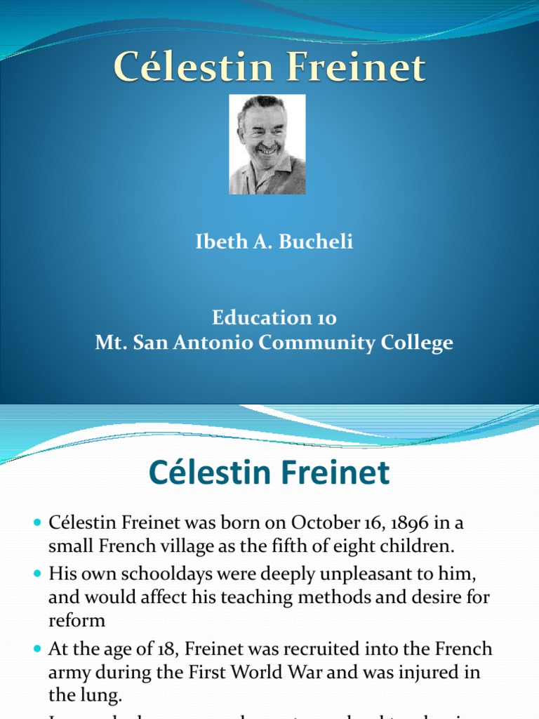 Célestin Freinet | PDF