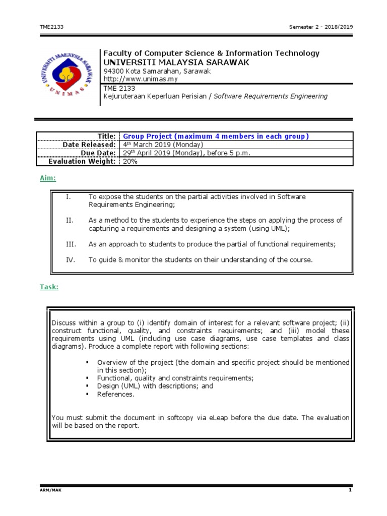 System Requirements Specification Example | PDF | Use Case | Unified Modeling Language
