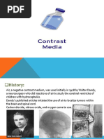 Overview of Contrast Media in Radiology | PDF | Radiography | X Ray