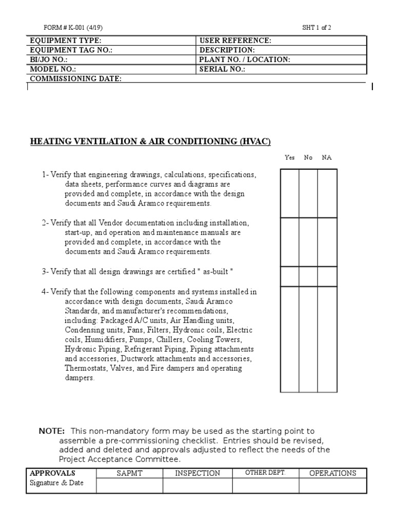 Heating Ventilation & Air Conditioning (Hvac) | PDF | Hvac | Machines