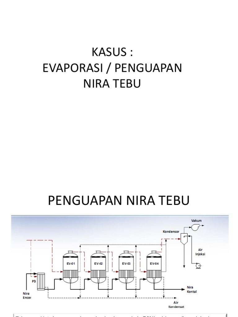 Penguapan Nira Tebu | PDF