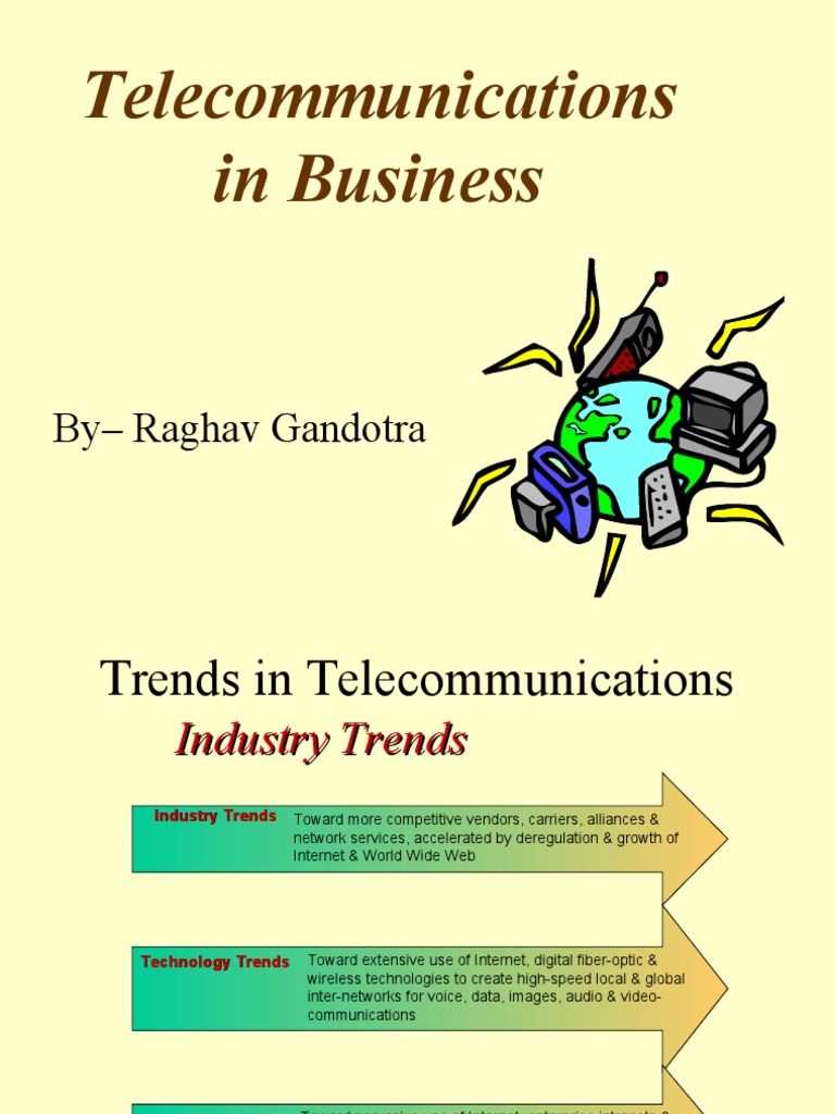 Telecommunications in Business: by - Raghav Gandotra | PDF | Computer ...